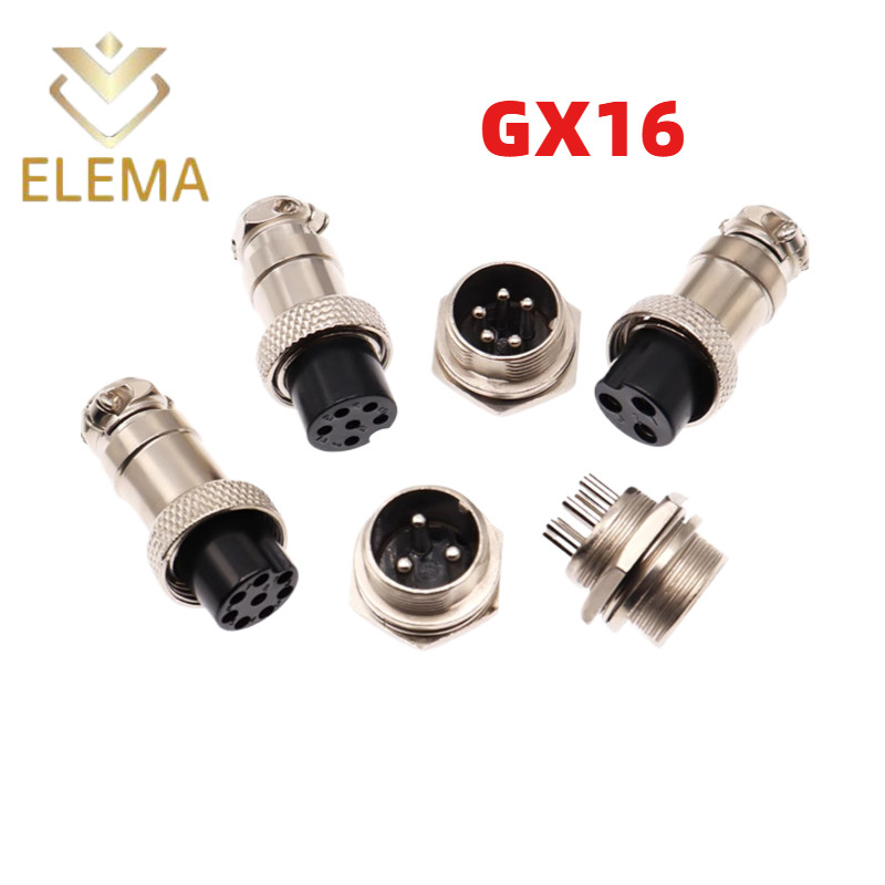 GX16 Aviation plug socket 16mm connector GX16-2/3/4/5/6/7/8/9/10 Pin ...
