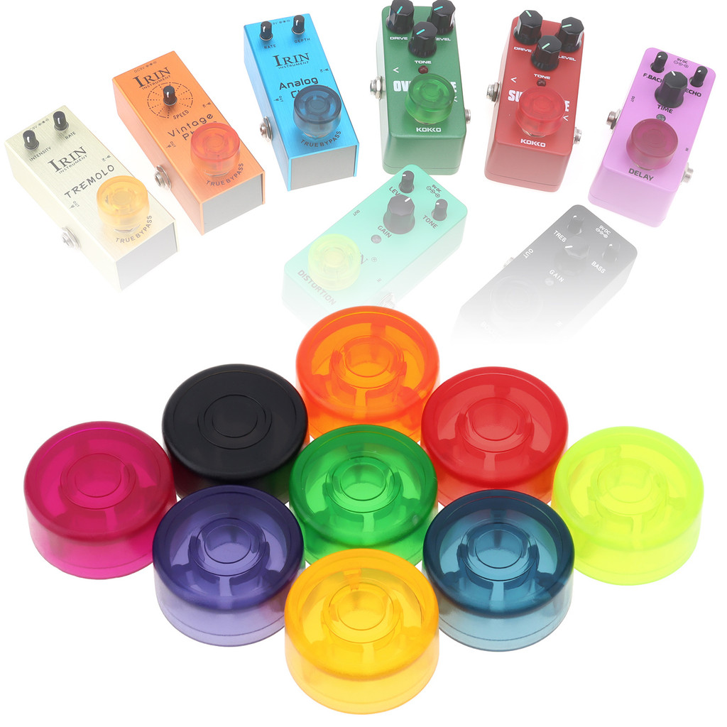 Footswitch Topper Guitar Pedal Topper Multi Color Pedal Button Caps ...