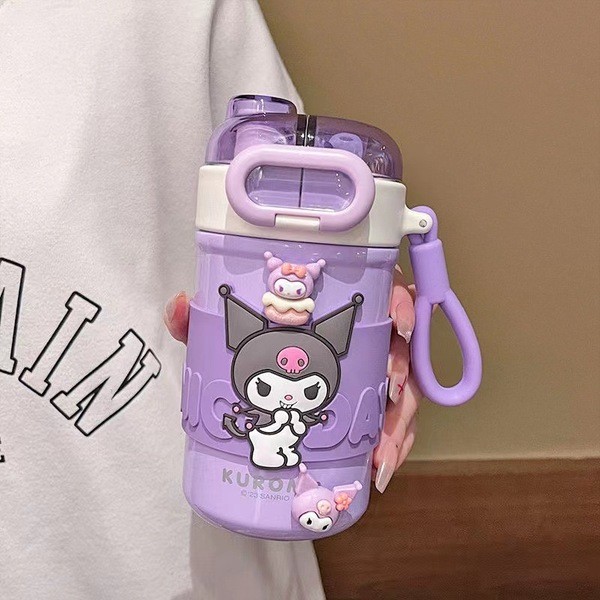 kuromi mug botol kuromi kuromi bottle Cawan termos minuman berganda Sanliou 2023 gadis baru ...