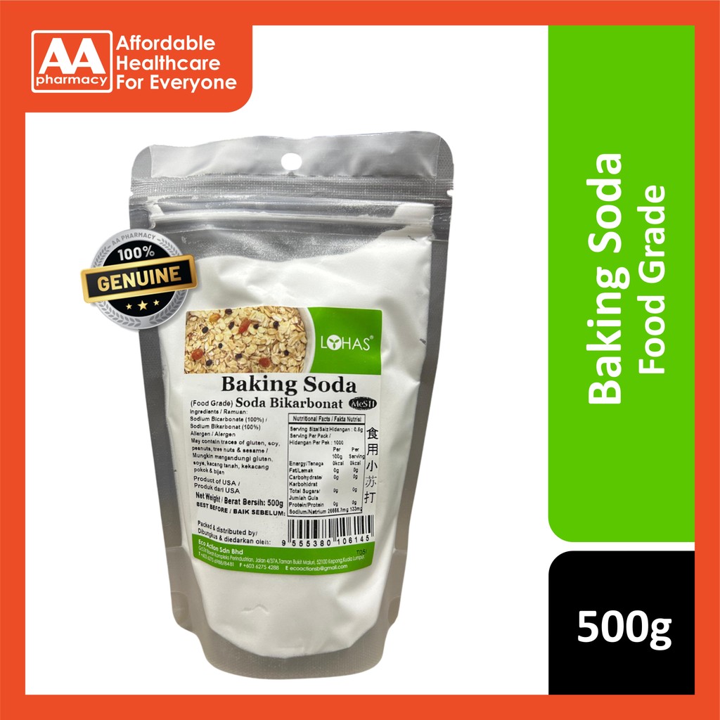 Lohas Baking Soda (Food Grade) 500g | Shopee Malaysia
