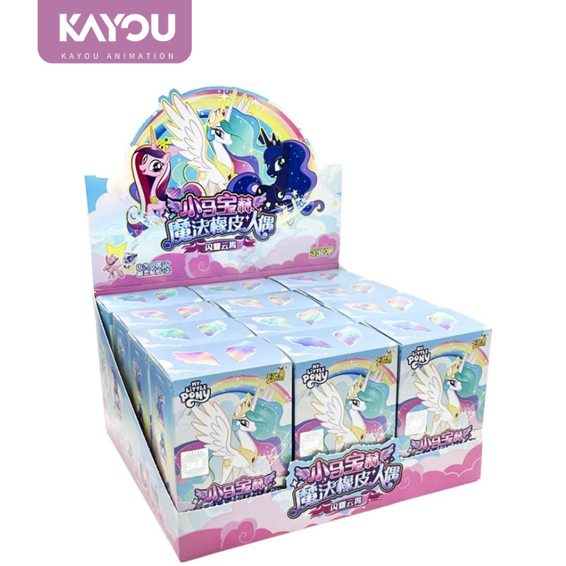 Kayou My Little Pony 卡游小马宝莉魔法橡皮人偶闪耀云霄 贴纸官方正版周边橡皮擦 Sticker Official ...