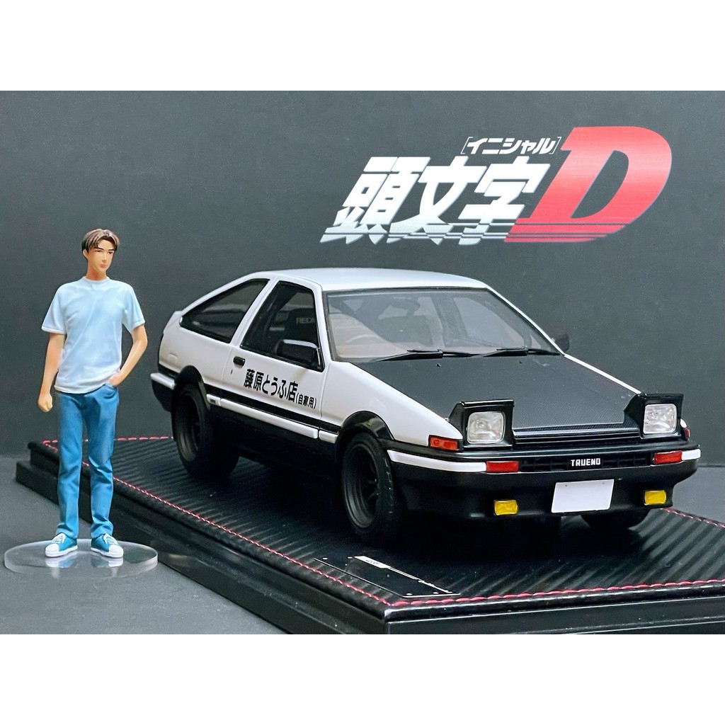 1/18 Initial D IG Toyota AE86 Initial D Doll Turn on Light Limited ...