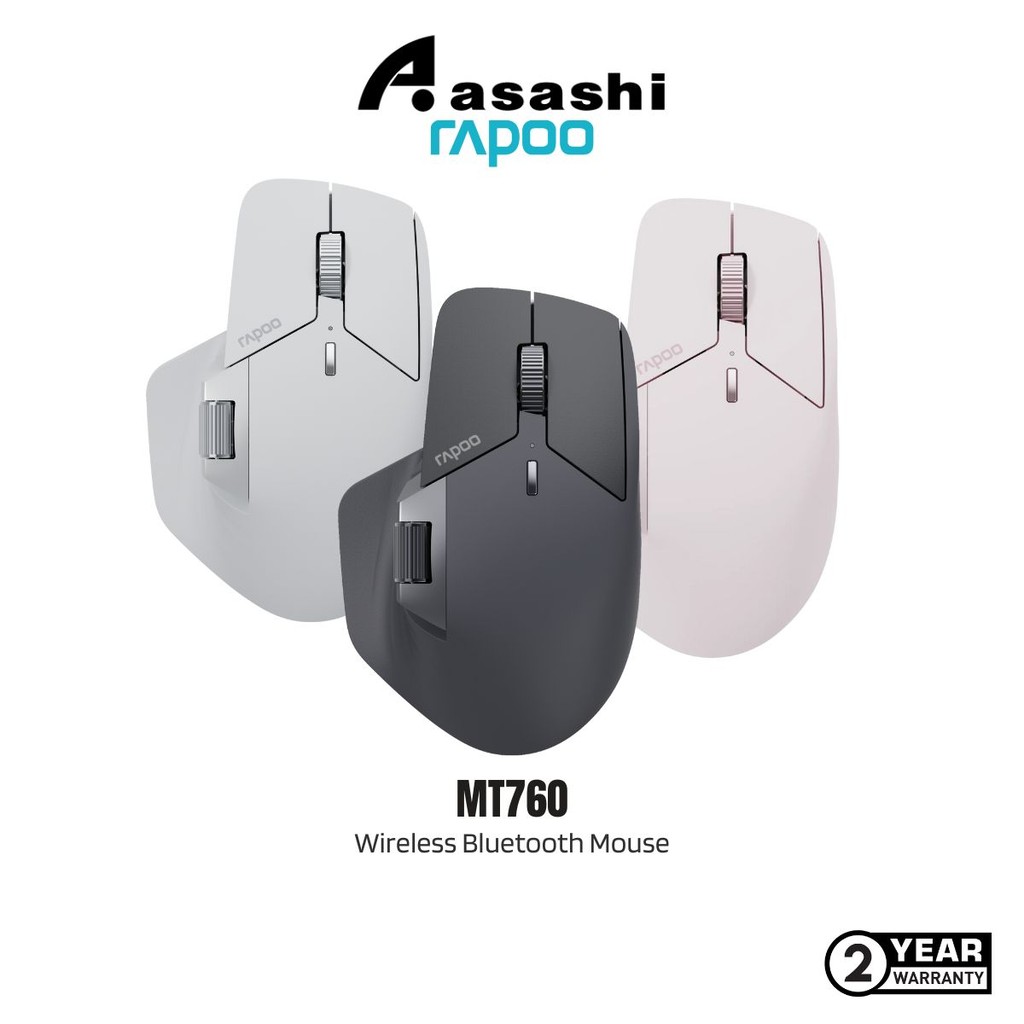 Rapoo MT760/MT760M/MT760L Rechargeable Multi-mode Wireless Mouse Easy ...