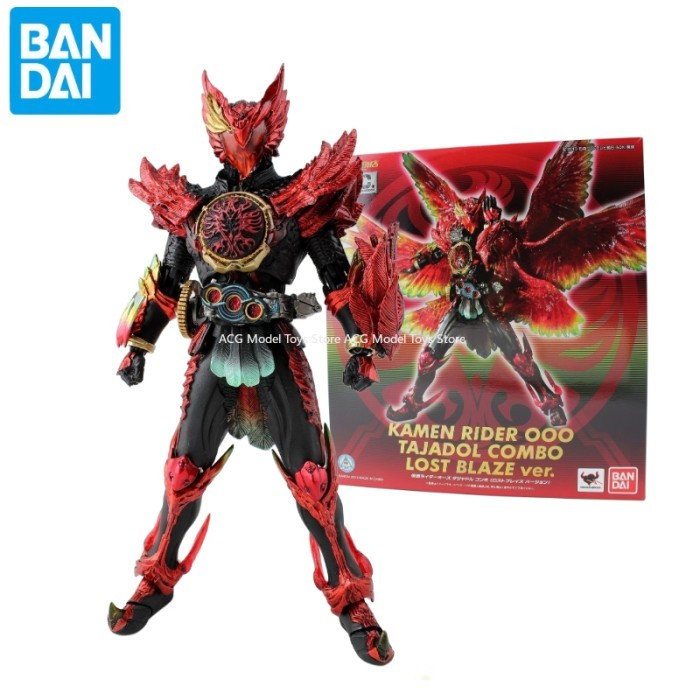 Original Bandai SIC PB Kamen Rider OOO TaJaDol Combo Lost Blaze Ver. Action Figures Toys ...