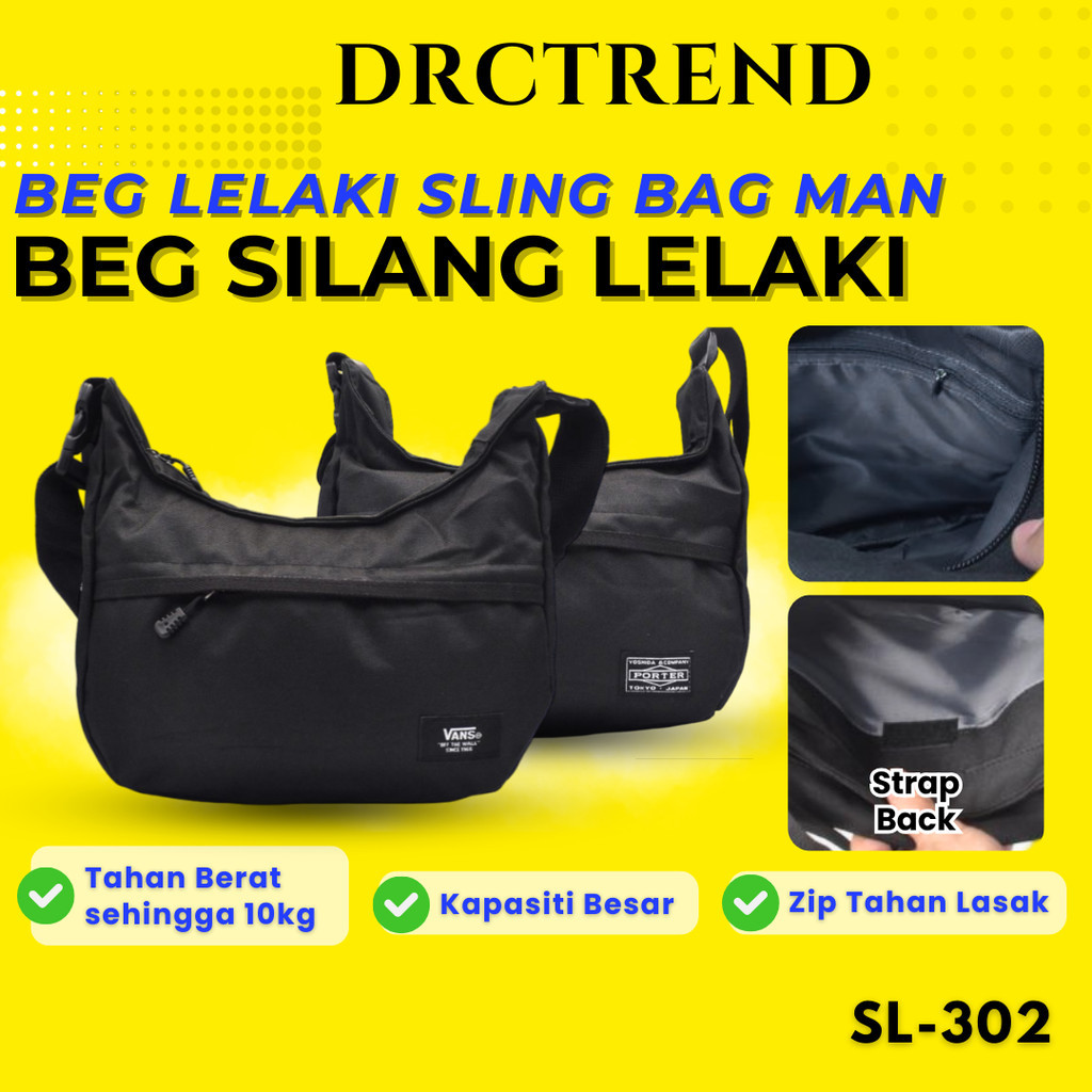 Beg Lelaki Sling Bag Man Beg Sandang Lelaki Shoulder Bag Man Messenger ...