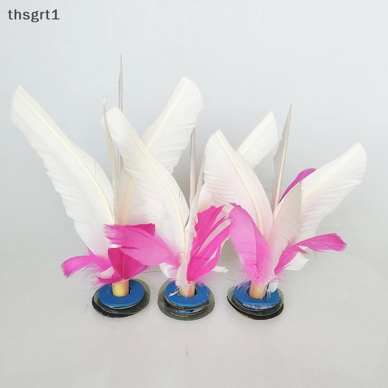 [Thsgrt1] Fitness Entertainment White Feather Shuttlecock China Jianzi ...