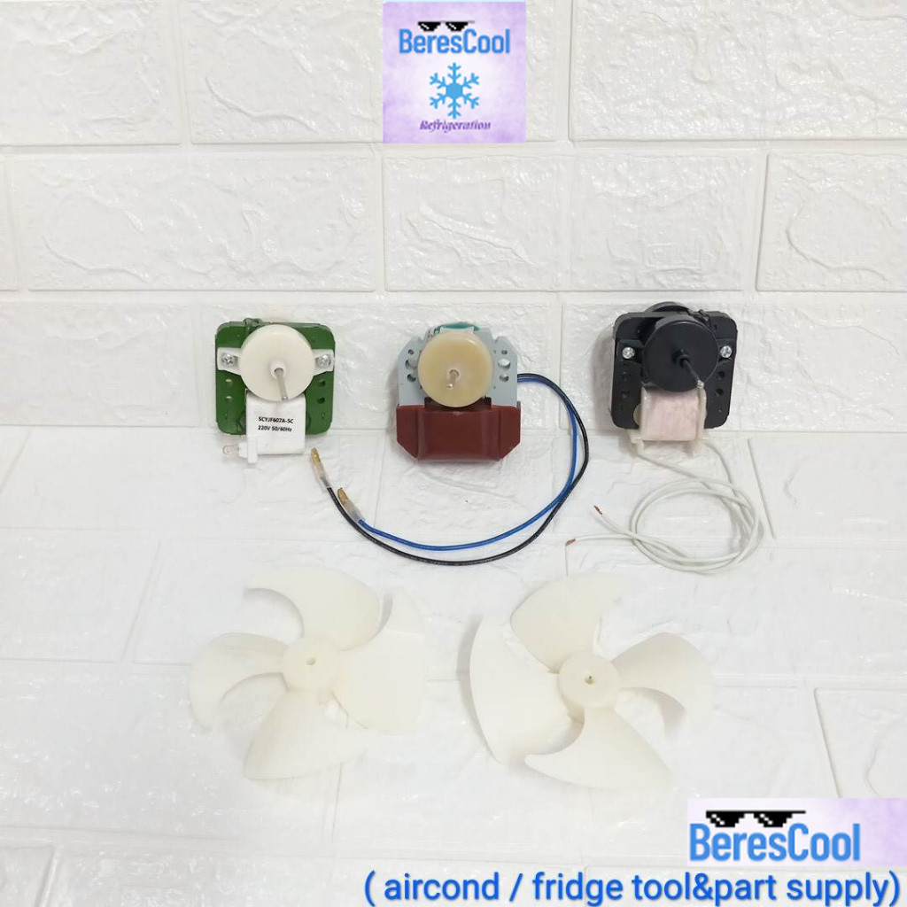 Refrigerator standard fan motor & plastic fan blade & Chiller Cross ...