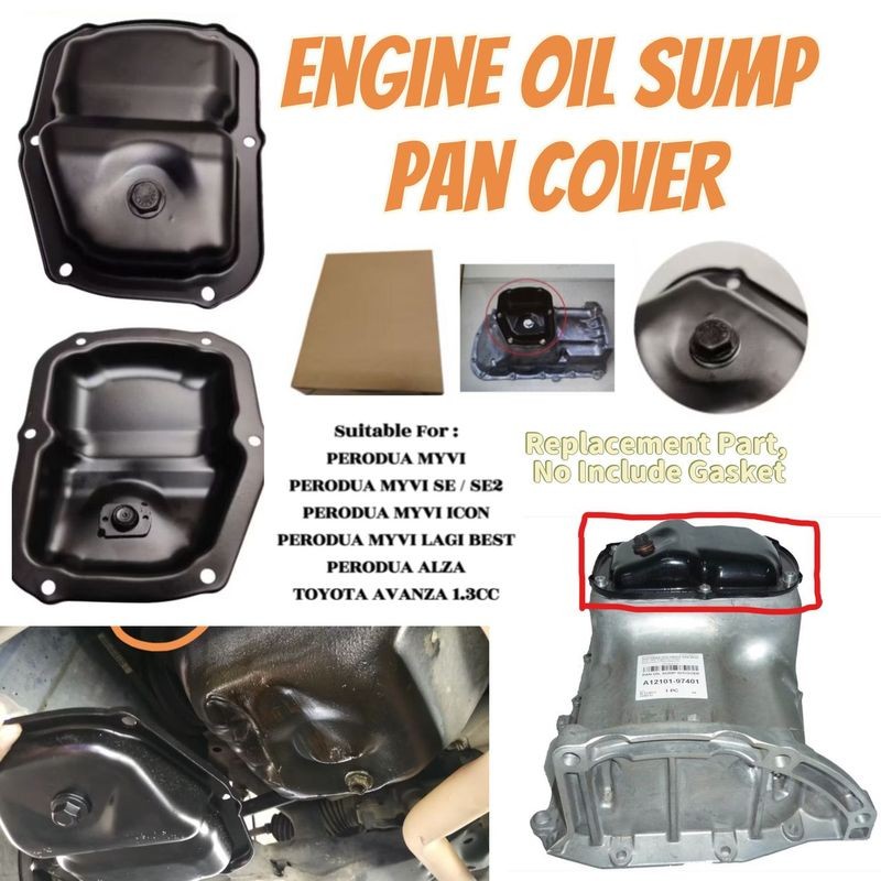 Perodua Oil Pan Cover MYVI ALZA OIL SUMP PAN COVER ENGINE | Shopee Malaysia