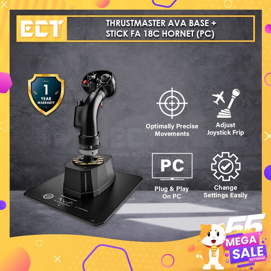 Thrustmaster AVA Base + Stick FA 18C Hornet (PC) - 2960863 | Shopee Malaysia