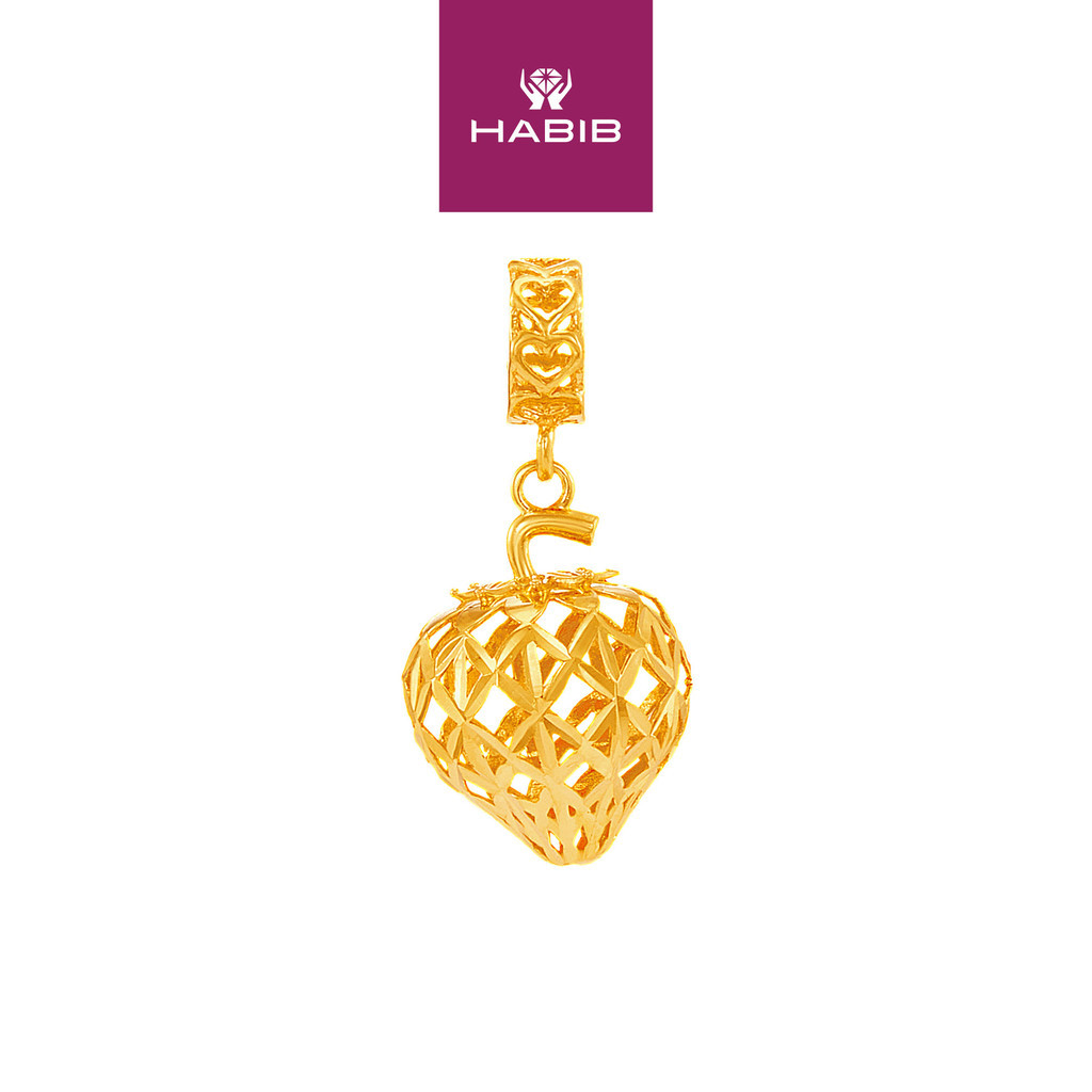 HABIB 916/22K Yellow Gold Charm C4020225 | Shopee Malaysia