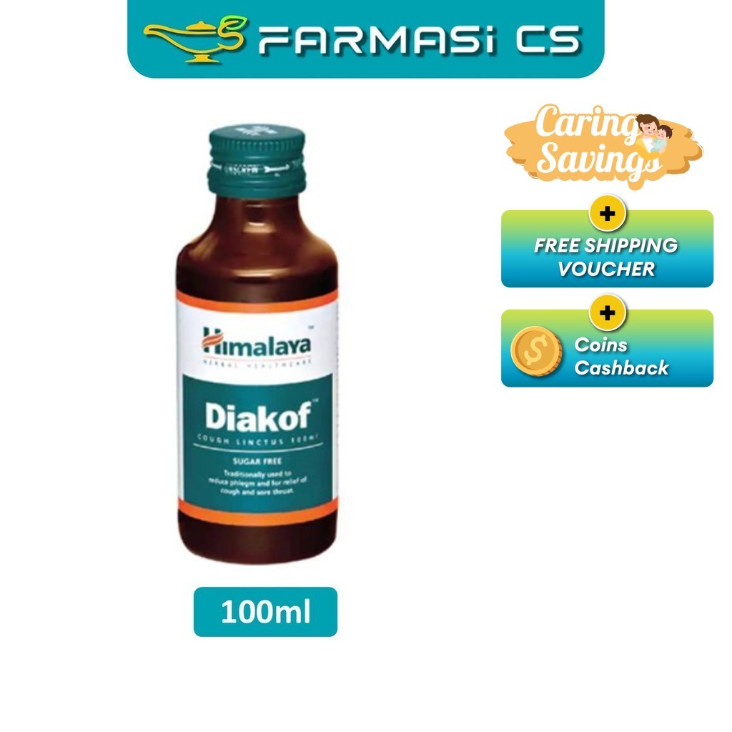 Himalaya Diakof Cough Linctus 100ml EXP:05/2026 [ Farmasi CS ] | Shopee ...