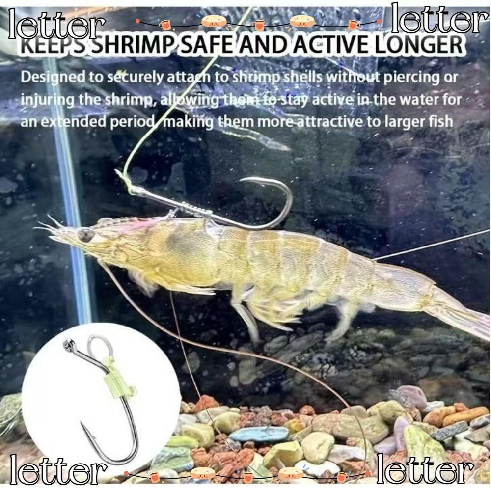 LETTER 5/10/20Pcs Luminous Bait Fixed Holder Set, Stainless Sharp ...