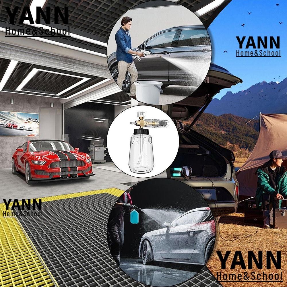 YANN Foam Sprayer, Full Transparent Foam Spray Bottle Snow Foam Lance ...