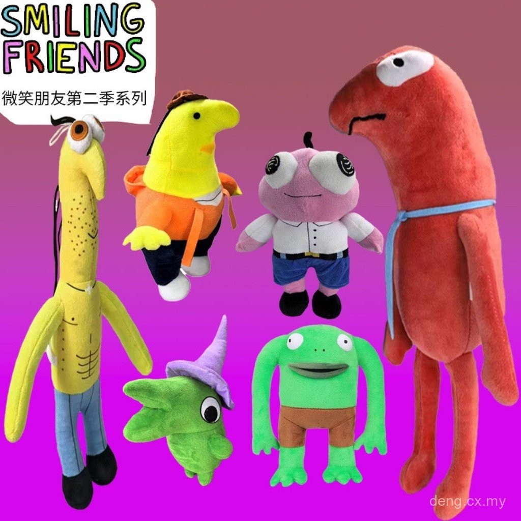 HPYC Ready Stock New Product Smiling Friends Alan Plush Toy Smiling ...