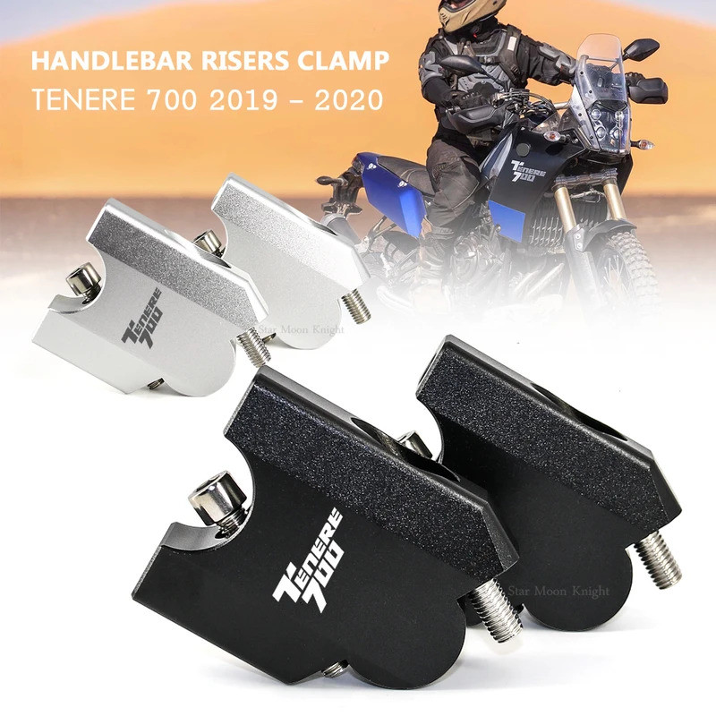 Motorcycle HandleBar Riser Handle Bar Mount Clamp Adapter For Yamaha ...