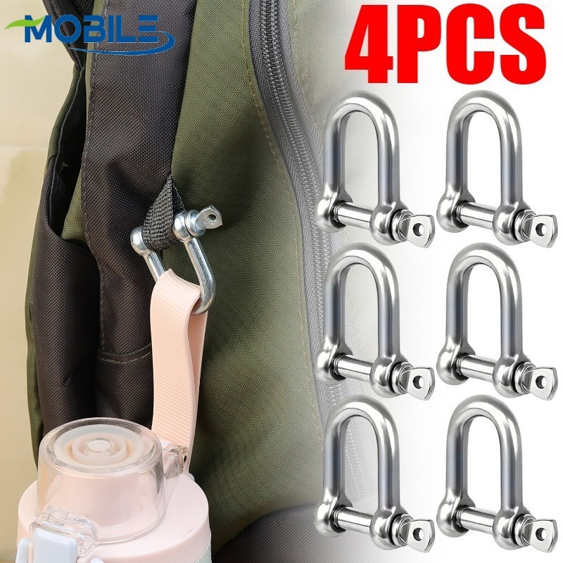 Heavy Duty M6 D-Shackle Lock Clip - Carbon Steel Construction with ...