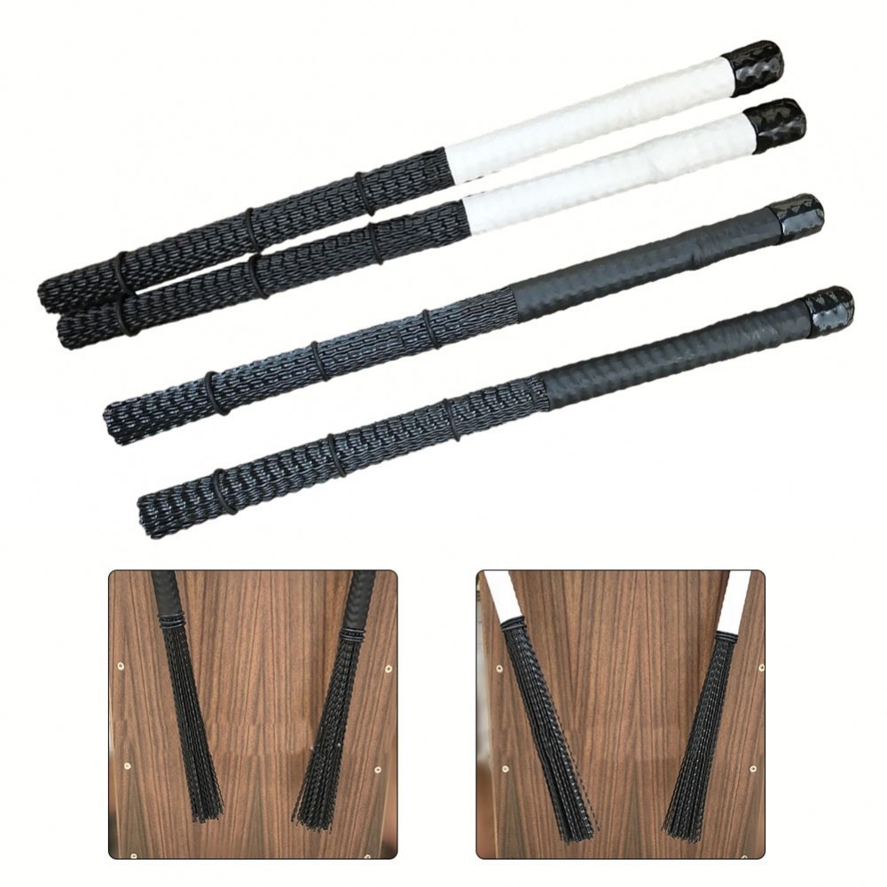 Drum Brush Cajon Drum Brushes Sticks Professional Rod Sticks Wavy 36*5 ...