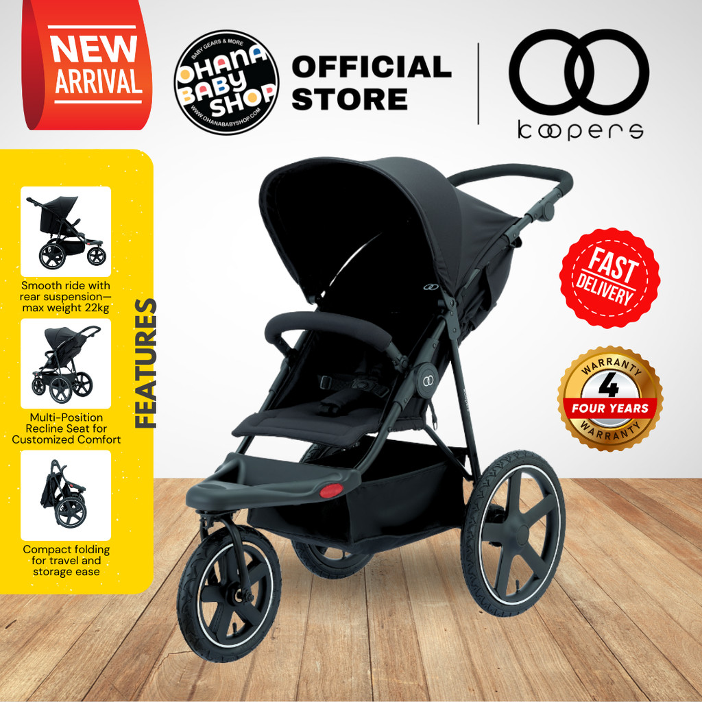 [NEW] Koopers Nexa 3 Wheeler Jogger Stroller | Outdoor Jogger Stroller ...