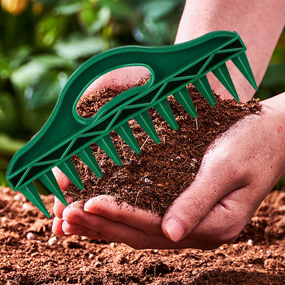 Plastic Garden Seeder Tool 12-Hole Fast Seeding Multi Seed Dibber ...