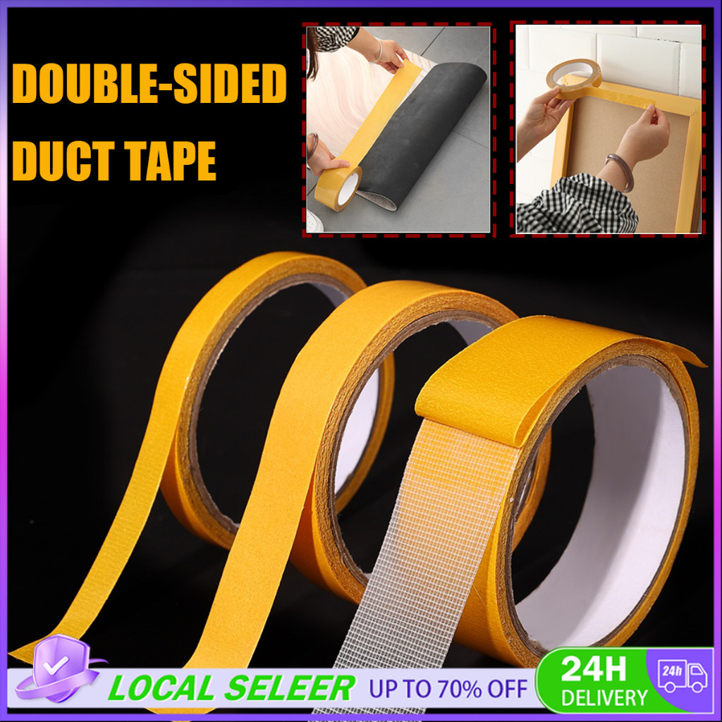 5M Double Sided Mesh Tape Transparent High Viscosity Grid Fibre ...