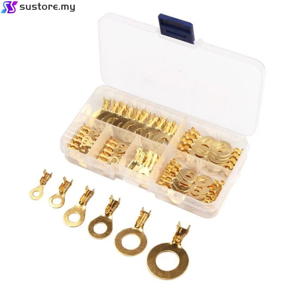 [Super] 150PCS ring cable lug ring eye terminal M3-10 bare terminal ...