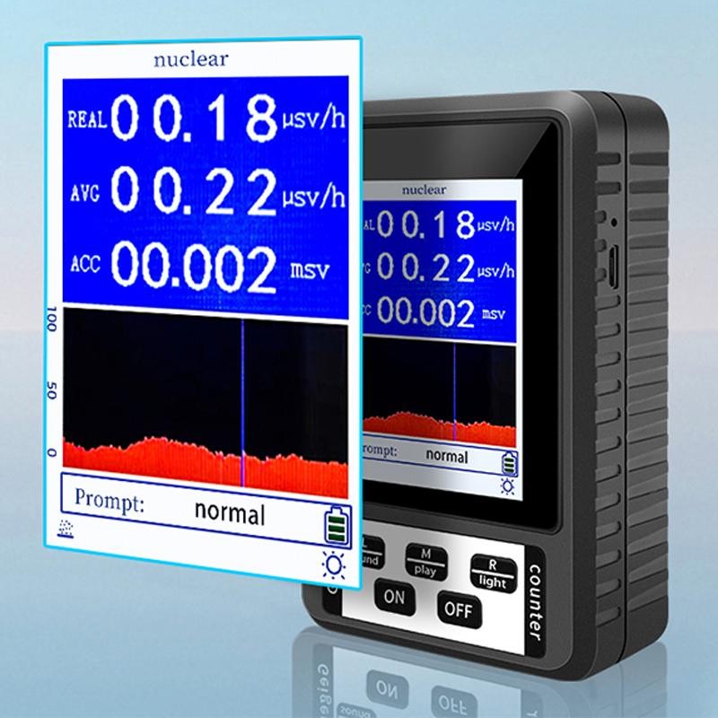 New XR-1 Nuclear Radiation Detector Color Display Screen Geiger Counter ...