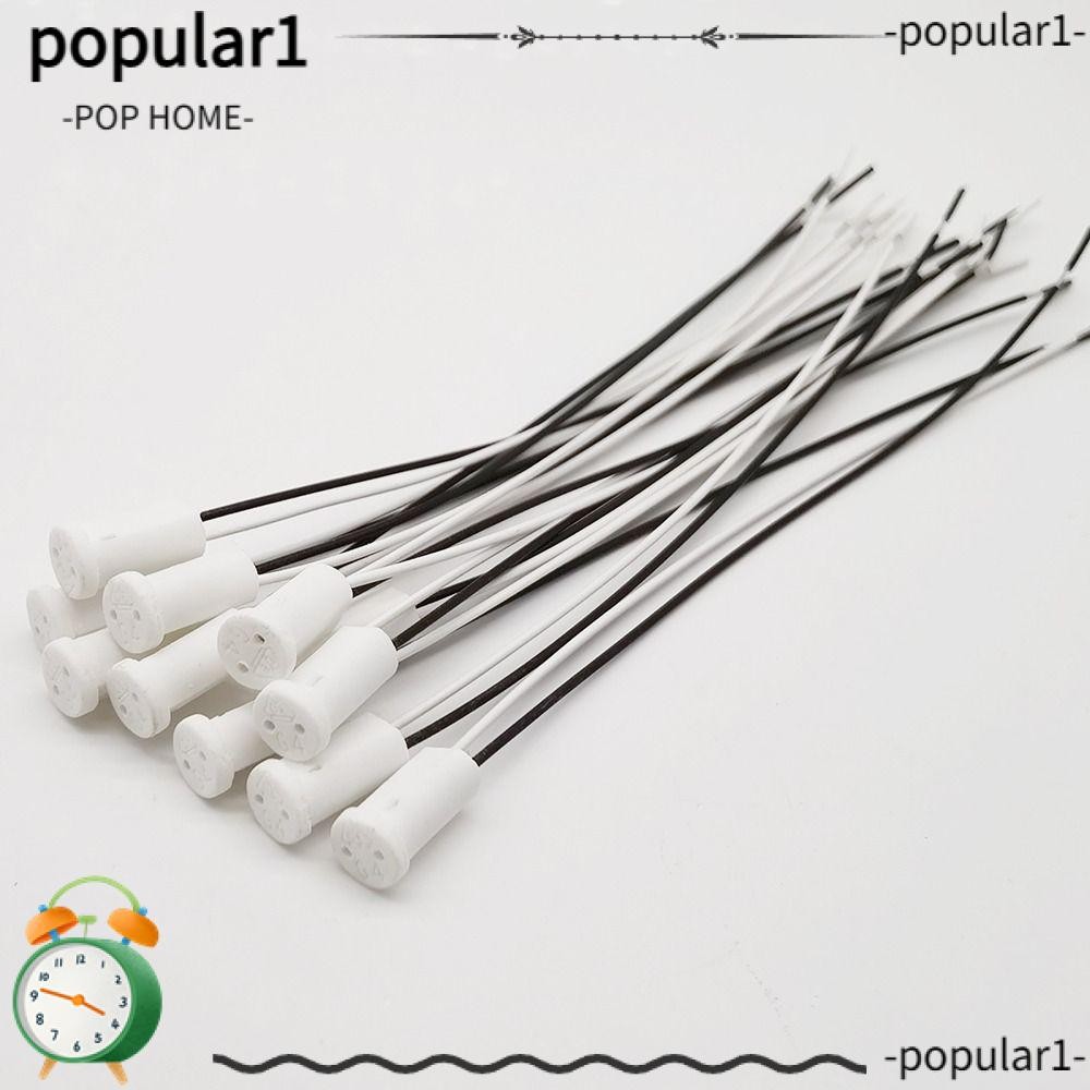 POP Bulb Base, Ceramic Head Wire Connector Lamp Holder, For LED Halogen ...