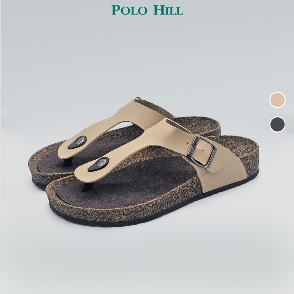 POLO HILL Ladies Toe-Post Cork Sole Sandals PLSS-LS5382 | Shopee Malaysia