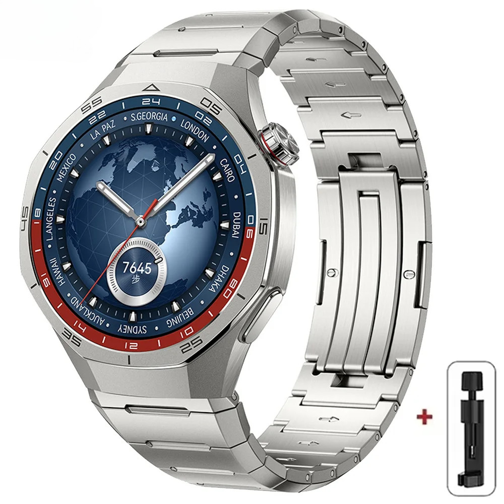 Original No Gaps Luxury Titanium Strap for Huawei Watch GT 5 Pro GT5 ...
