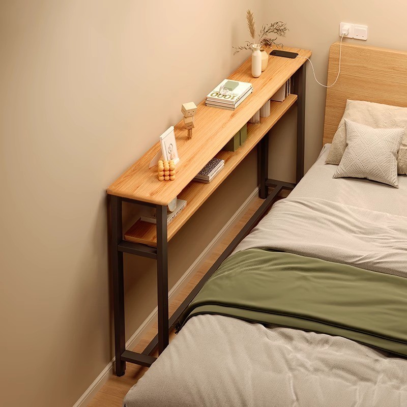 Wall Small Narrow Table Bedside Table Storage Cabinet Storage Cabinet ...