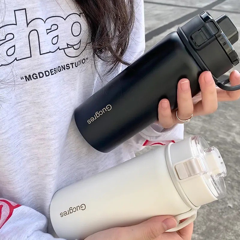 botol air tahan sejuk botol air botol air tahan sejuk kuromi murah MUJI flat 316 keluli tahan ...