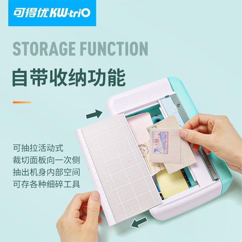 Small Paper Cutter Portable Paper Trimmer Straight Blade for Craft ...