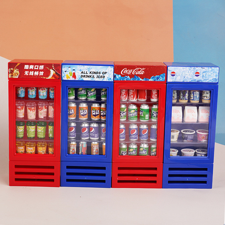 New Style Children's Mini Simulation Refrigerator Cola Freezer ...