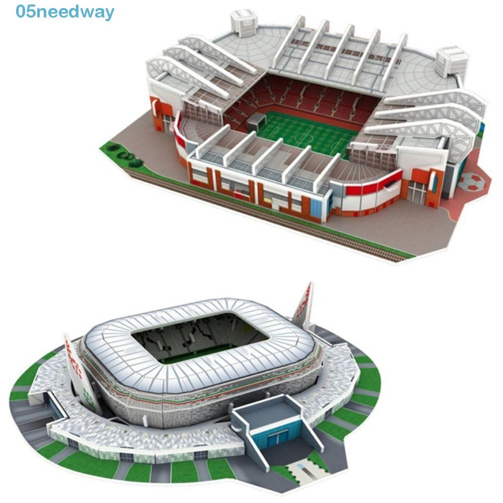 NEEDWAY Miniature Football Stadiums, DIY Paper 3D Soccer Stadium Puzzle ...