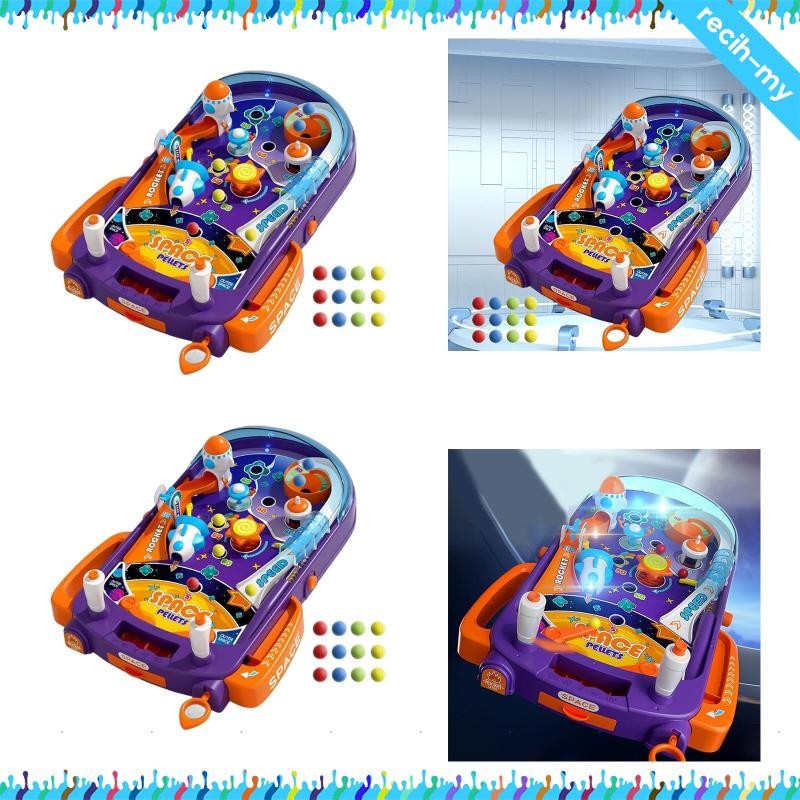 [RecihMY] Marbles Game Machine Pinball Game Board Preschool Children ...