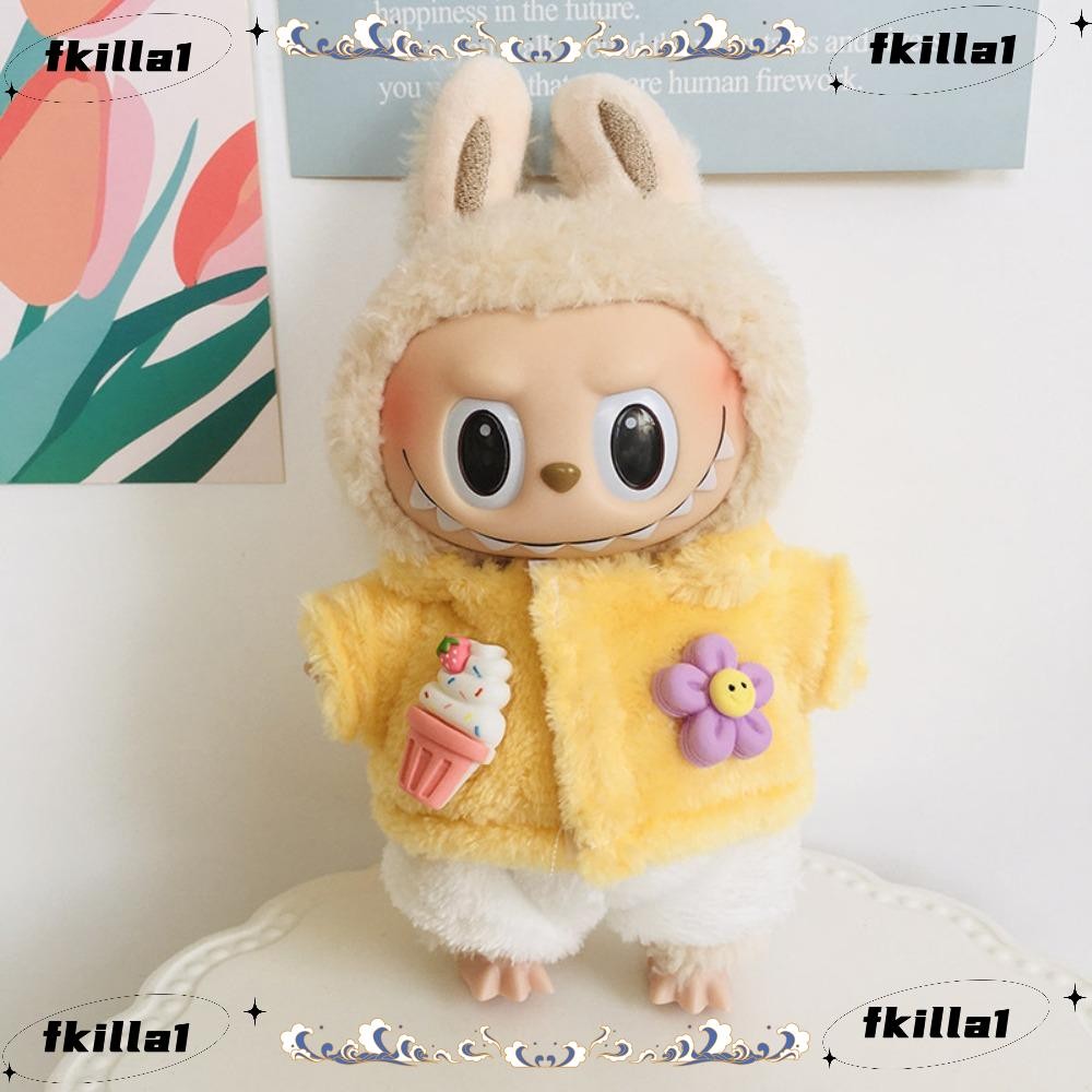 FKILA Labubu Outfit Coat Set, Labubu Time To Chill Filled Replacement ...