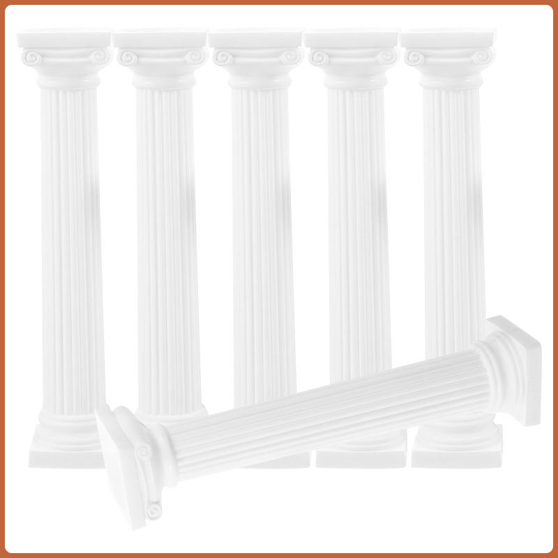 【Ready Stock】 6 Pcs Roman Column Model Columns Entry Way Decor Mini and ...