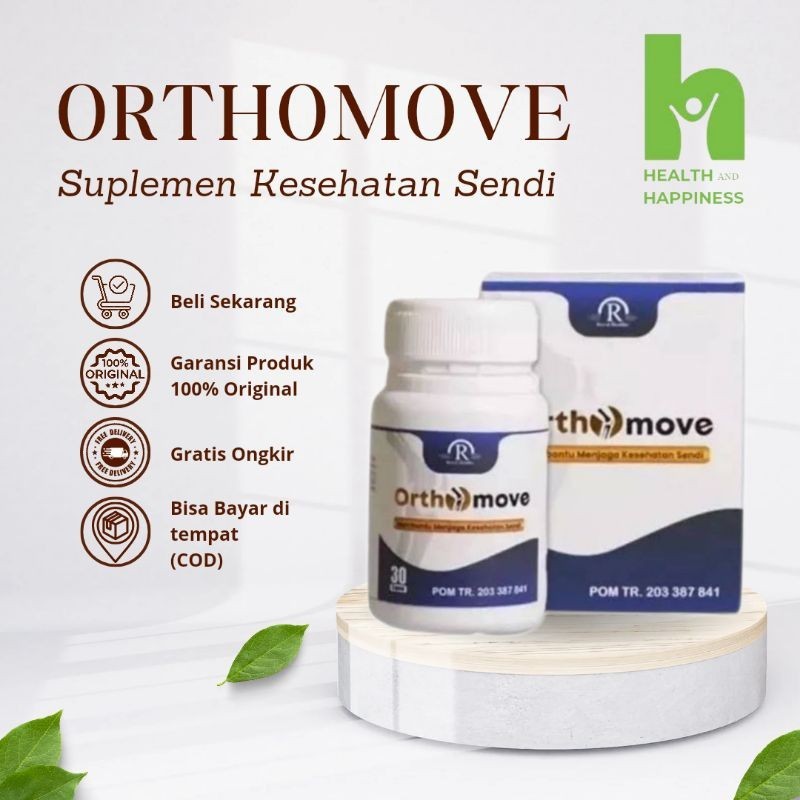 Original ORTHOMOVE Medicine for Joint and Knee Pain and Pinched Nerves ...