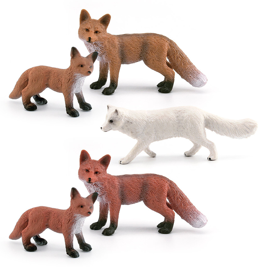 Simulation Wildlife Fox Model Red Fox Red Fox White Fox | Shopee Malaysia