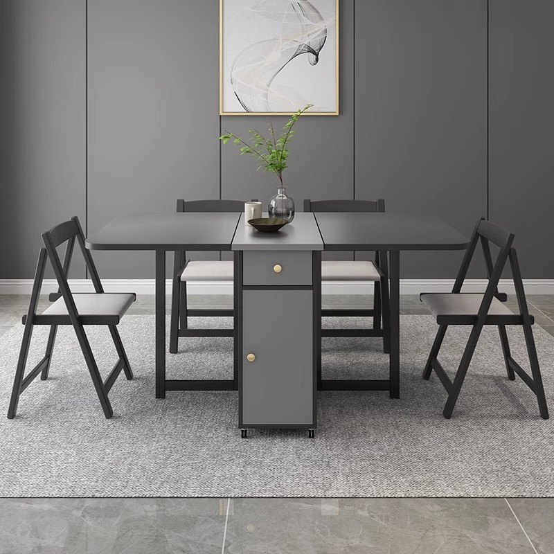 Scandinavian living room dining table and chairs combination of ...