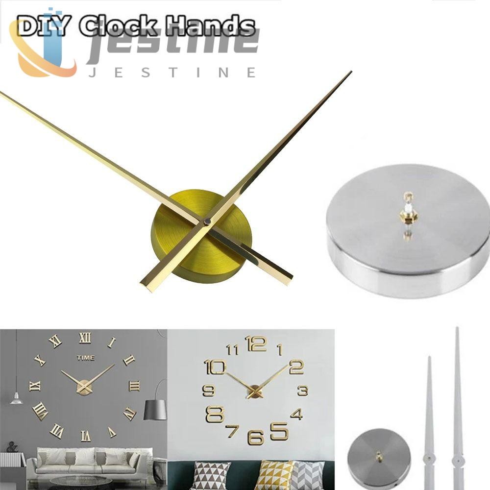 JESTINE Clock Hands Needles Set, Silent DIY Wall Clock Movement ...