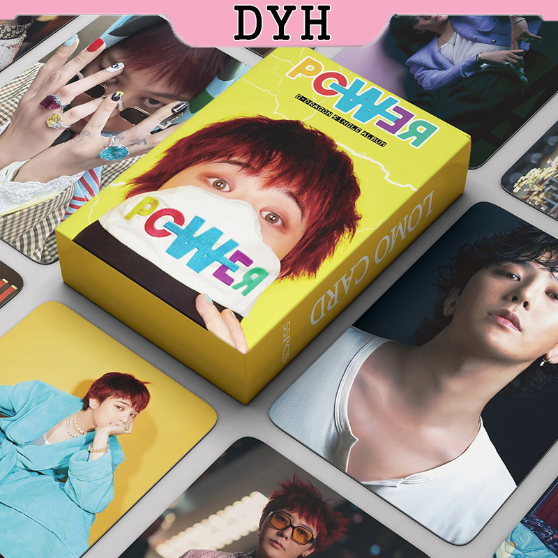 55pcs/box Bigbang G-Dragon Photocards POWER Album KPOP LOMO Card ...