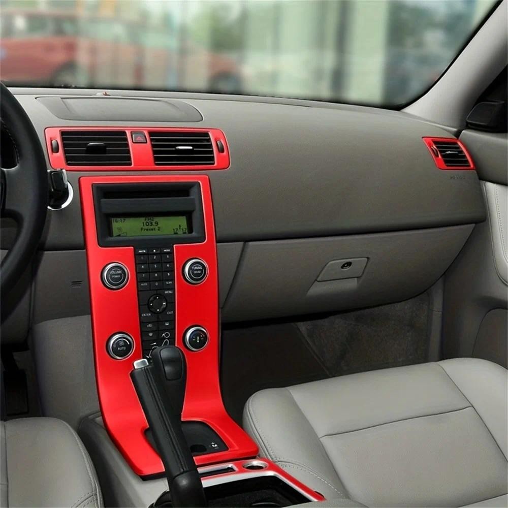Carbon Fiber Volvo S40 C30 V50 Car Film Interior Stickers Center ...