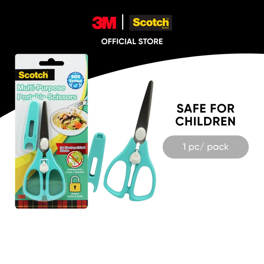 3M™ Scotch™ Multi-Purpose Portable Scissors, Safe for Children, 1 pc ...