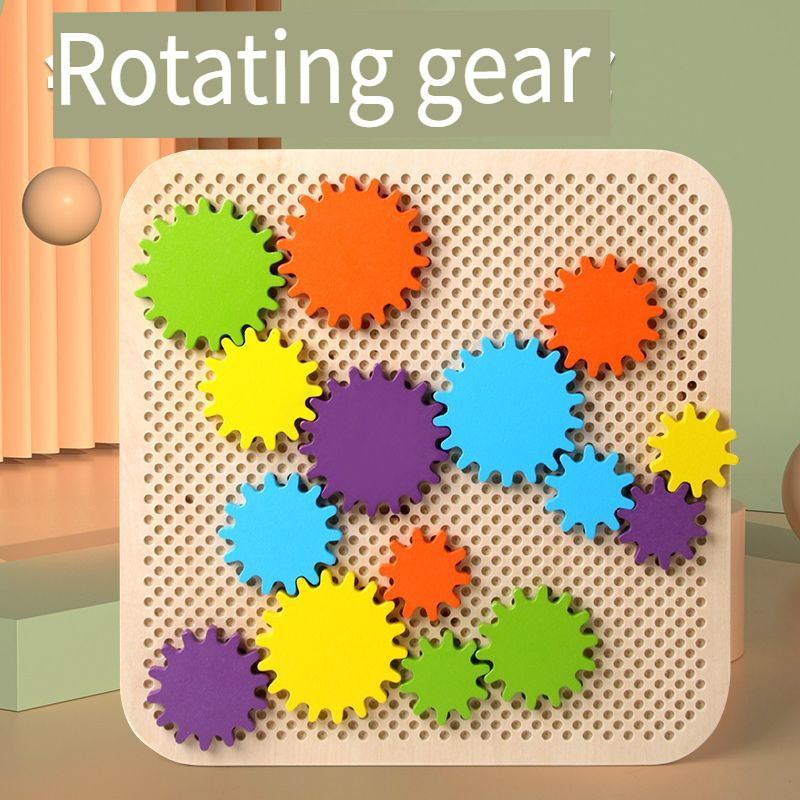 Interlocking Gear Puzzle Educational Toy for Toddlers | Shopee Malaysia