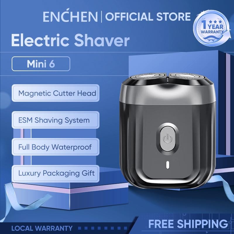 【COD】Enchen Mini 6 Electric Shaver 2 Floating Head Portable Shaver ...