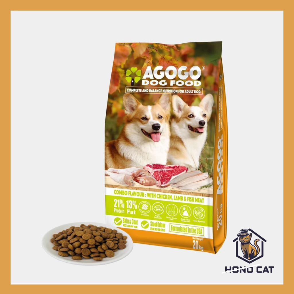Agogo Combo Flavor Dog Food 20kg | Shopee Malaysia