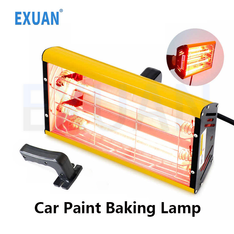 2KW Double Tube Hand Baked Lamp Infrared Paint Curing Lamp Handheld ...