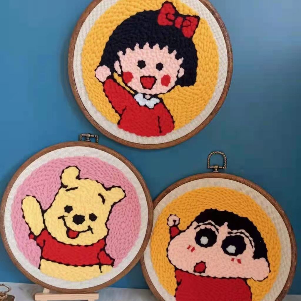 Shopee Official § Russian Stamp Embroidery Crayon Shin-Chan Pooh Snoopy ...