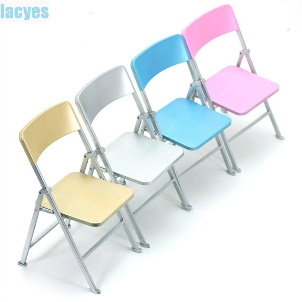 LACYES Dollhouse Folding Chair, Fit 12-inch Scense Props 1/6 Scale ...